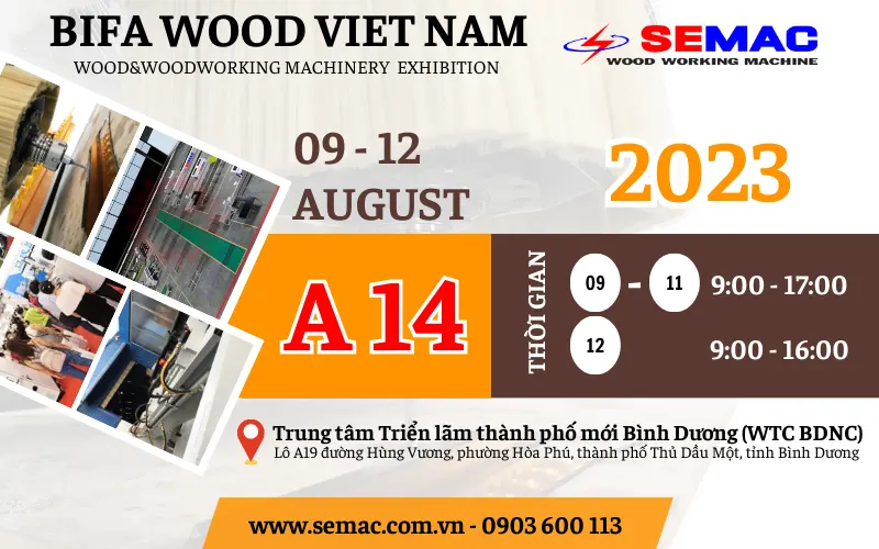 THƯ MỜI THAM DỰ TRIỂN LÃM BIFA WOOD VIỆT NAM 2023 | SEMAC