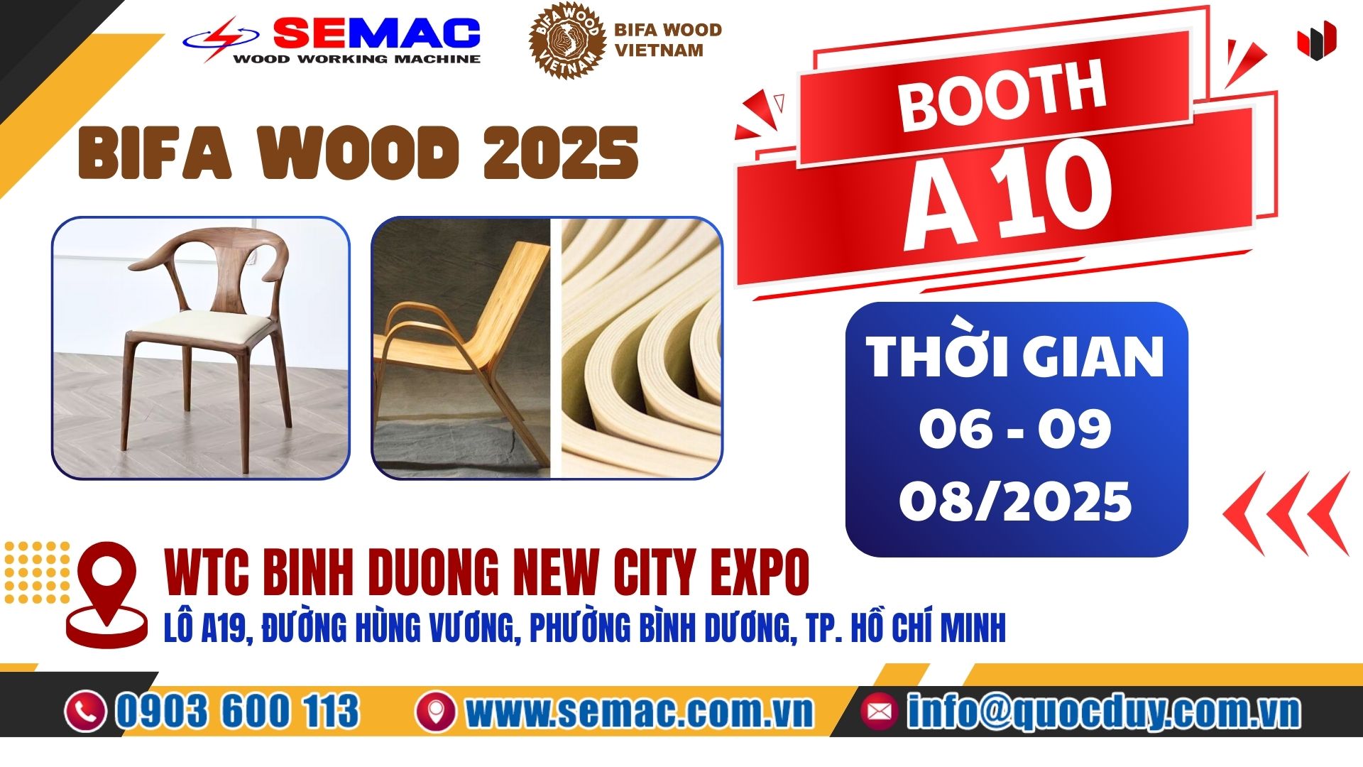 THƯ MỜI THAM QUAN TRIỂN LÃM BIFA WOOD 2025 | SEMAC
